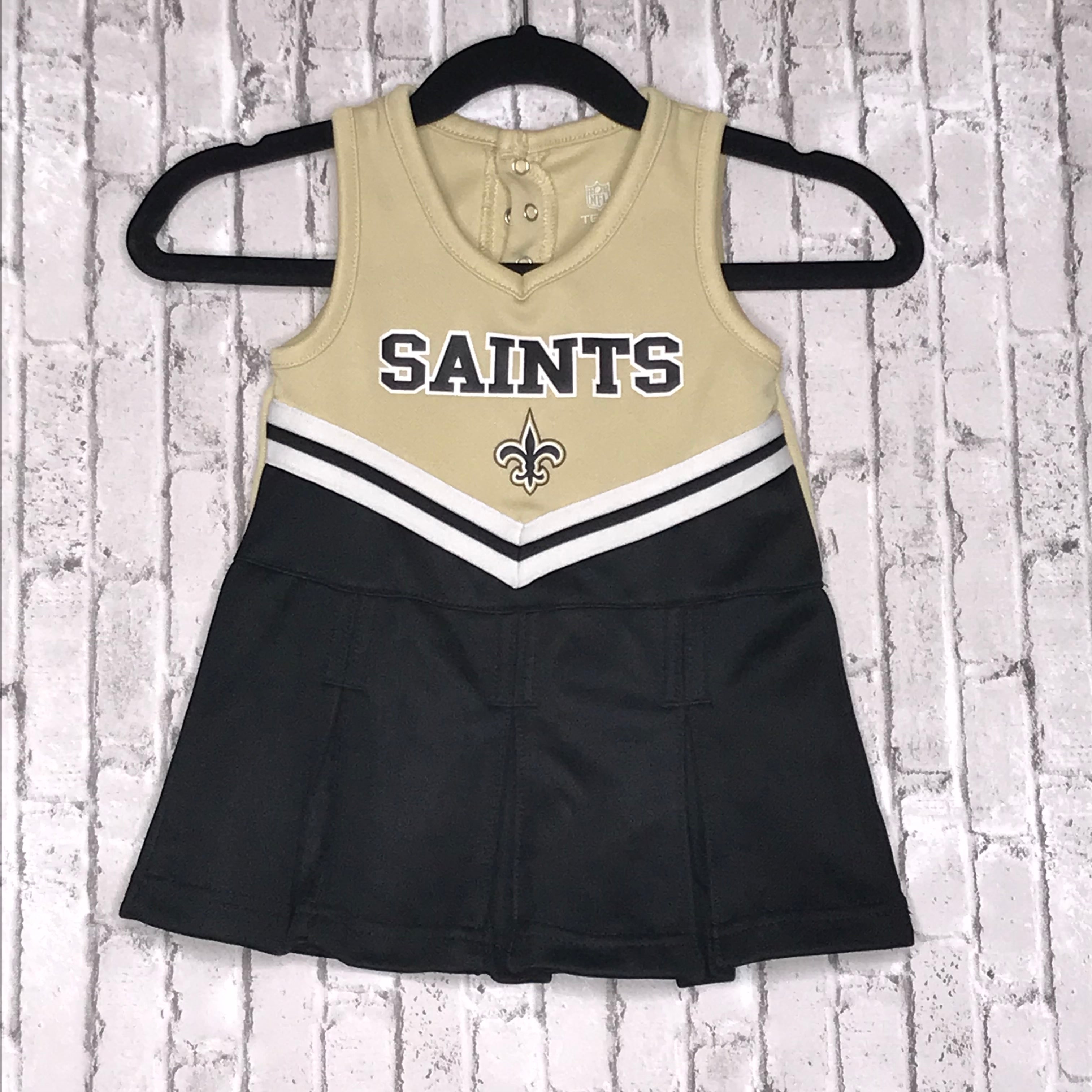 New Orleans Saints Girls Size 12M Cheer Dress – Twice Adored Resale Boutique